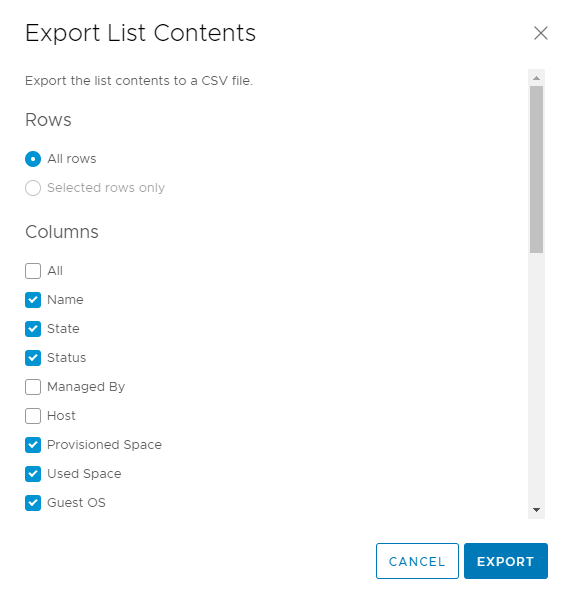 Creating An Asset Inventory For Vsphere Infrastructure Vmware Vsphere