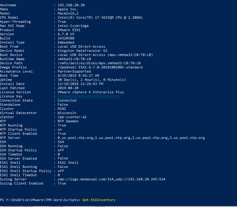 Creating An Asset Inventory For Vsphere Infrastructure Vmware Vsphere