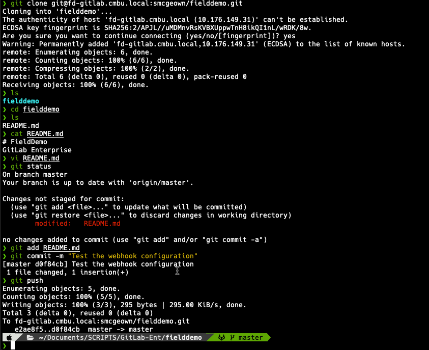 Configuring Git Endpoints and WebHooks for vRealize Automation Code Stream - VMware Cloud Management