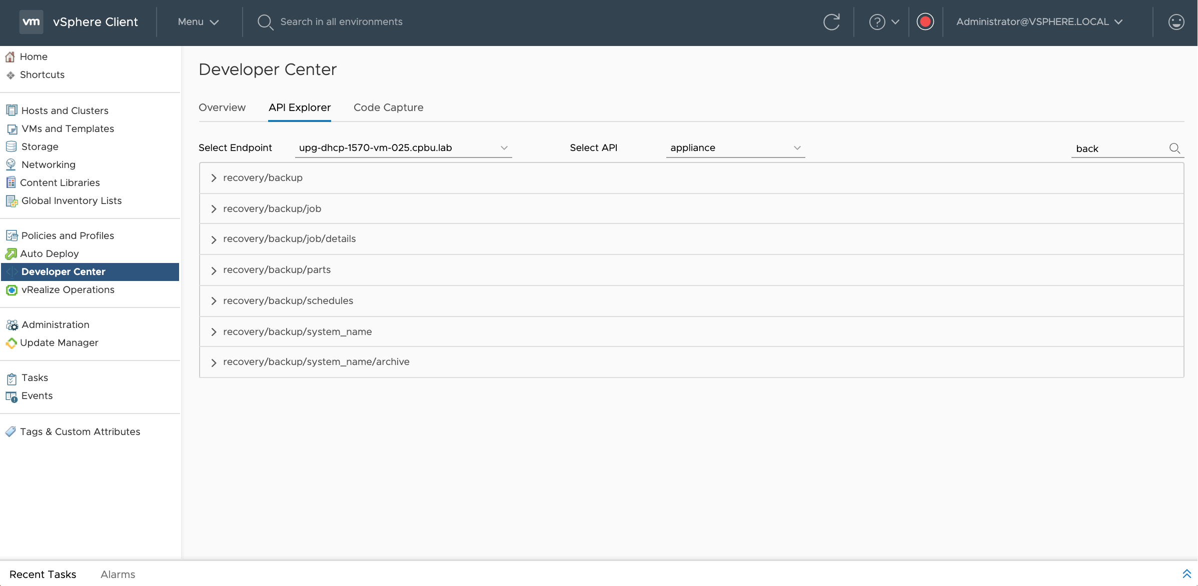 vSphere 6.7U2 新功能 — vSphere Client Developer Center - VMware 中文博客