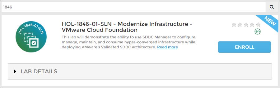 The VMware Cloud Foundation HOL is live! - VMware Cloud Foundation (VCF ...