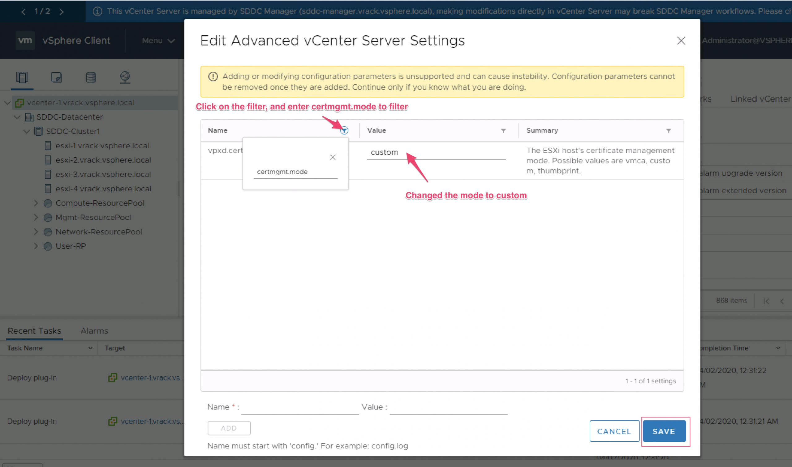 Replacing VMware ESXi SSL Certificate in VMware Cloud Foundation ...