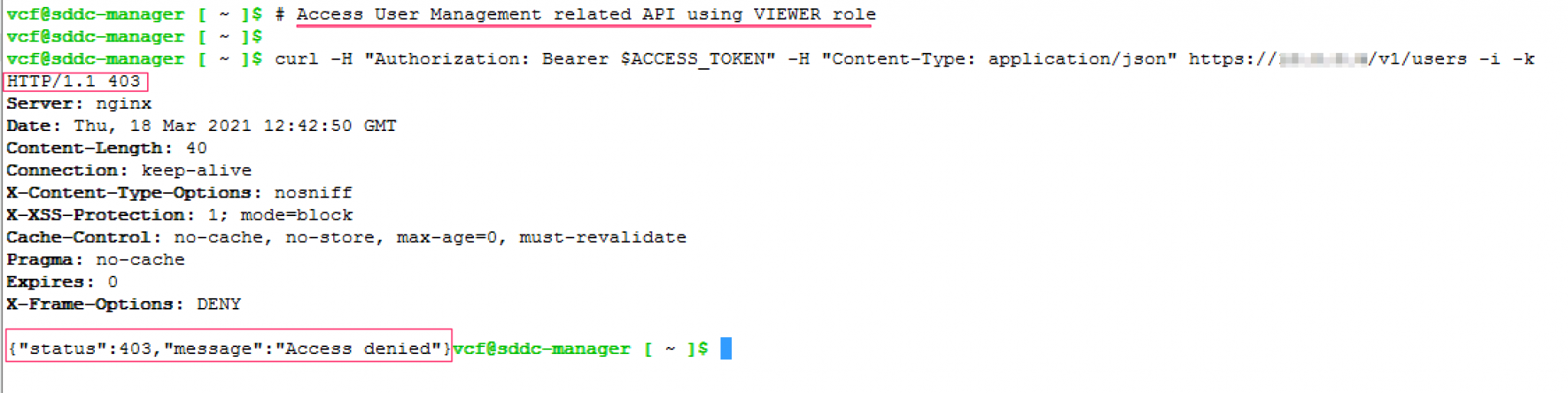 About VIEWER Role and SDDC Manager Local Account - VMware Cloud ...