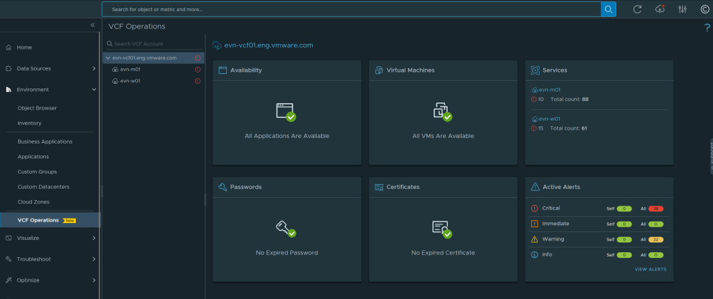 What's new in vRealize Suite within VMware Cloud Foundation 5.0
