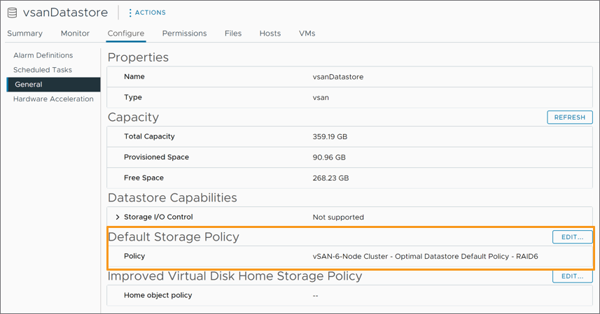 Auto-Policy Management Capabilities with the ESA in vSAN 8 U1 - VMware ...