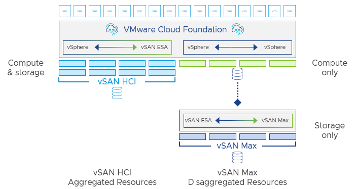 Greater Flexibility with vSAN Max through Lower Hardware and Cluster ...