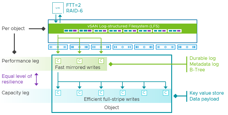 RAID-5/6 with the Performance of RAID-1 using the vSAN Express Storage ...