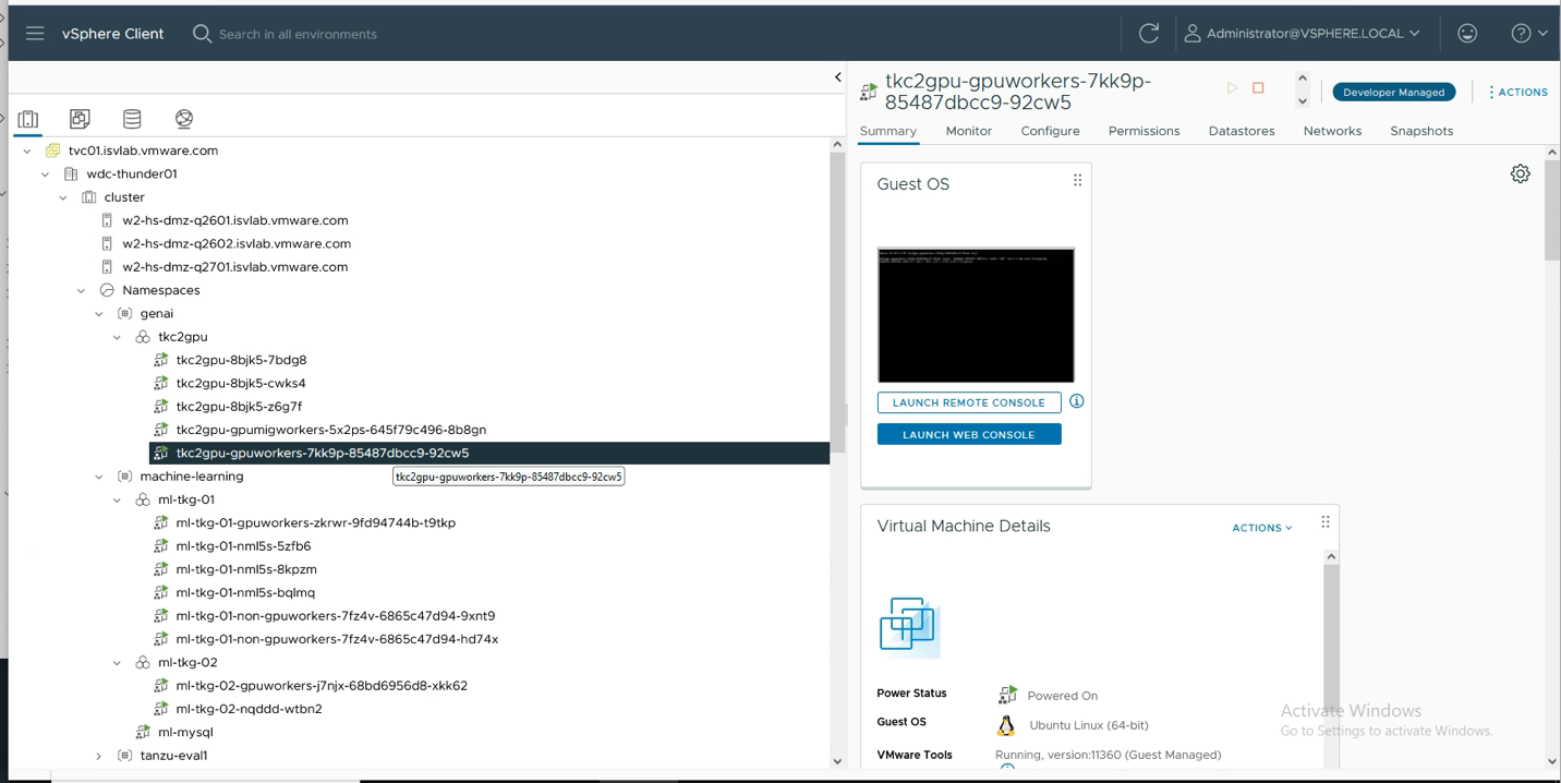 Using NVIDIA's AI/ML Frameworks for Generative AI on VMware Cloud Foundation - VMware Cloud ...