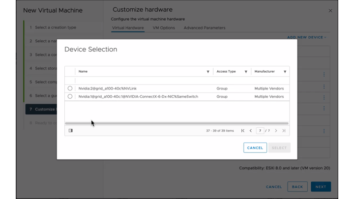vSphere 8 Expands Machine Learning Support: Device Groups for NVIDIA ...