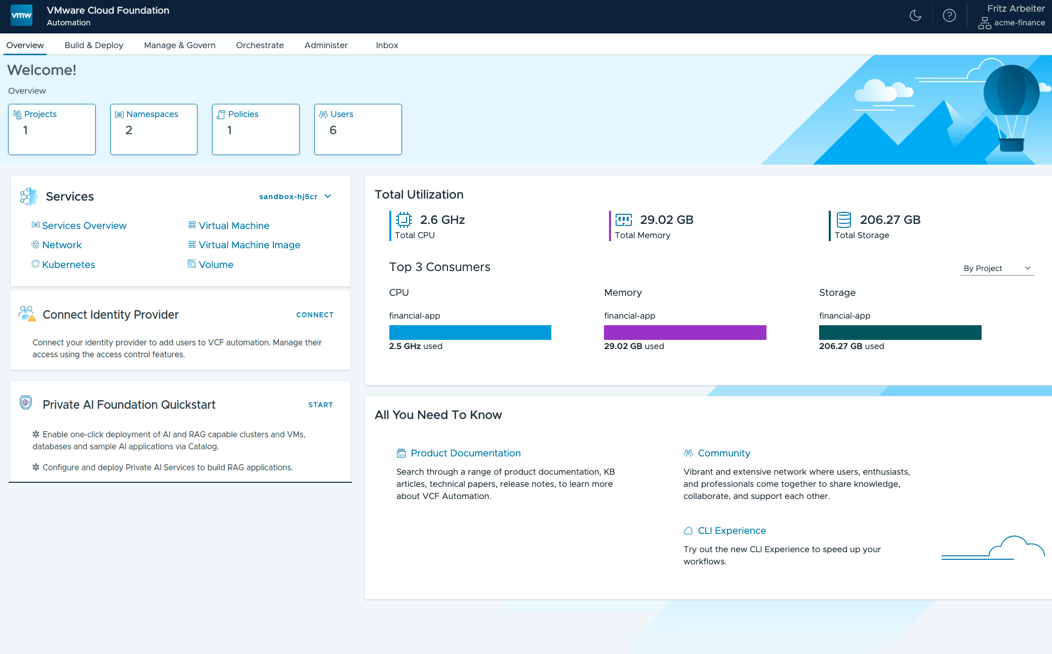 Private Cloud Redefined: Deliver a Unified Cloud Consumption Experience with VMware Cloud ...