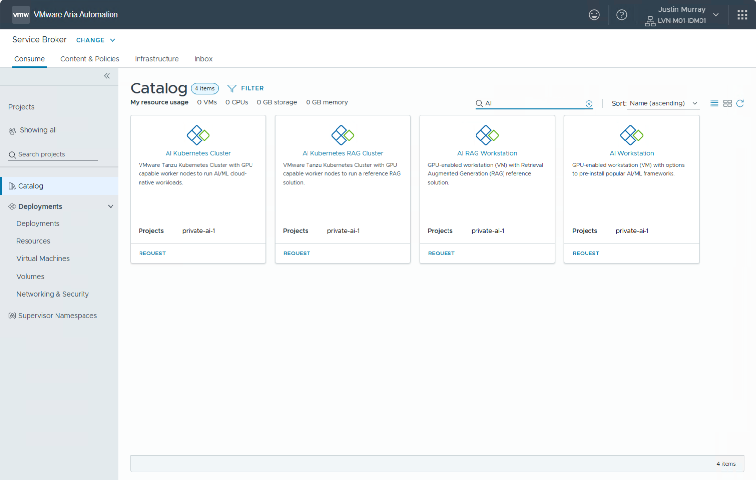 Use Cases for VMware Private AI Foundation with NVIDIA in VMware Cloud ...