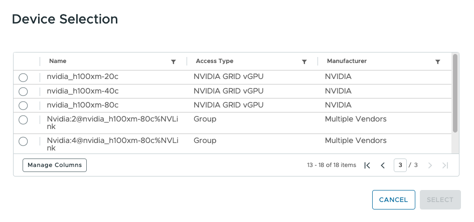 Viewing Usage Capacity for Virtual GPUs in VMware Cloud Foundation 9.0 ...