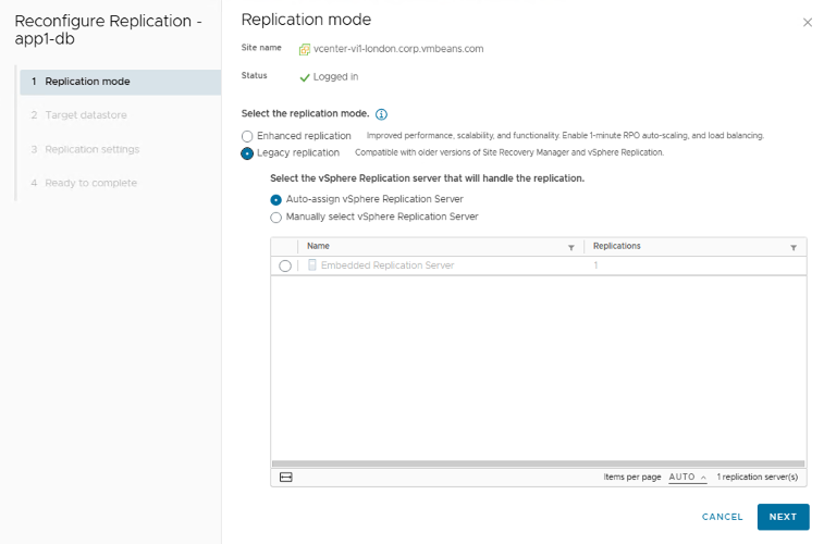 Protecting VMware Cloud Foundation 9 – Upgrade to Enhanced vSphere Replication - VMware Cloud ...