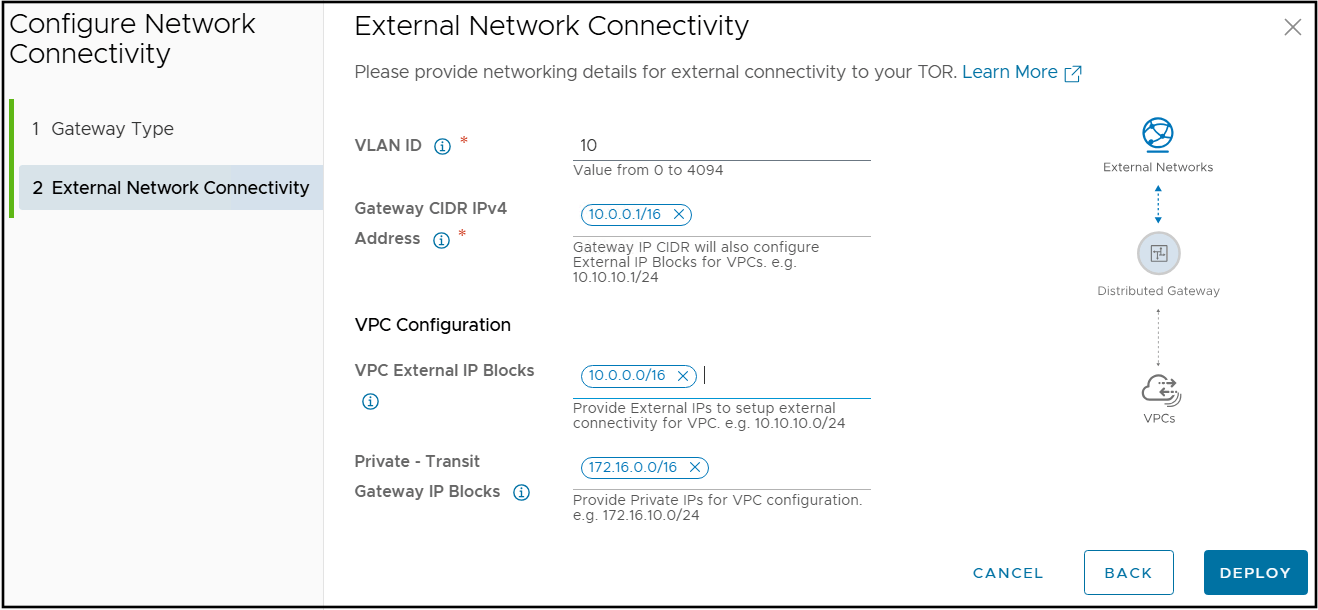 VPC Distributed Network Connectivity - No NSX Edge VMs - VMware Cloud ...