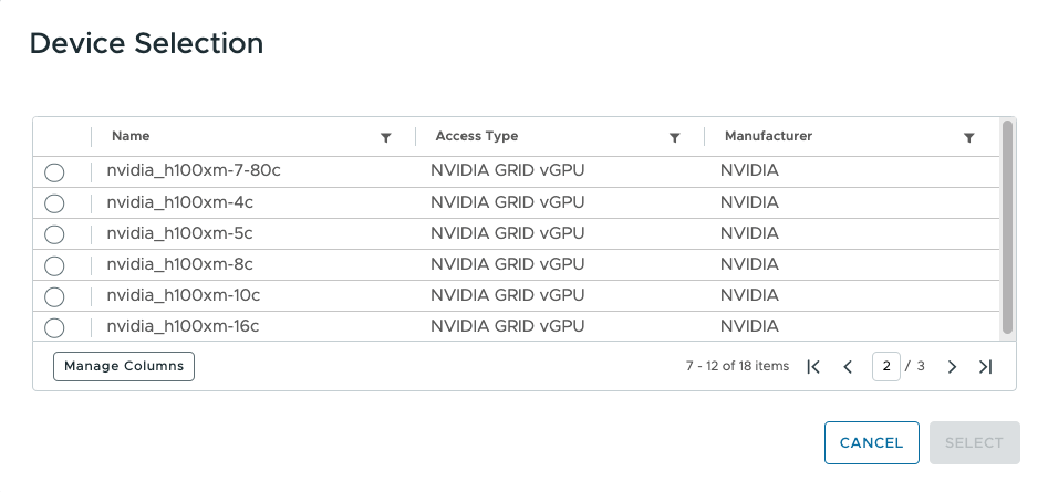 Viewing Usage Capacity for Virtual GPUs in VMware Cloud Foundation 9.0 ...