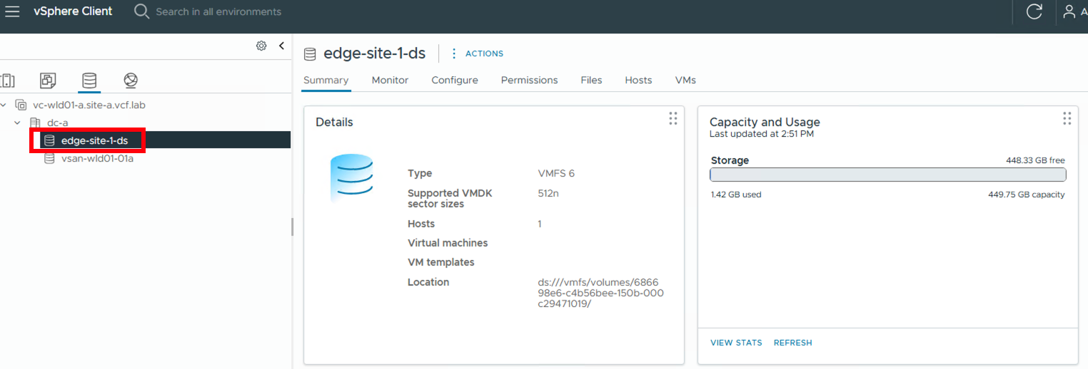 VCF Edge 9.0: Single Host Edge Site Deployment - VMware Cloud ...