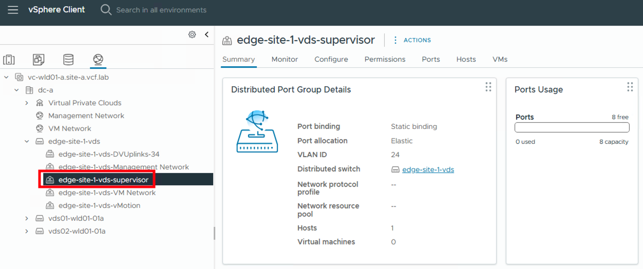 VCF Edge 9.0: Single Host Edge Site Deployment - VMware Cloud ...