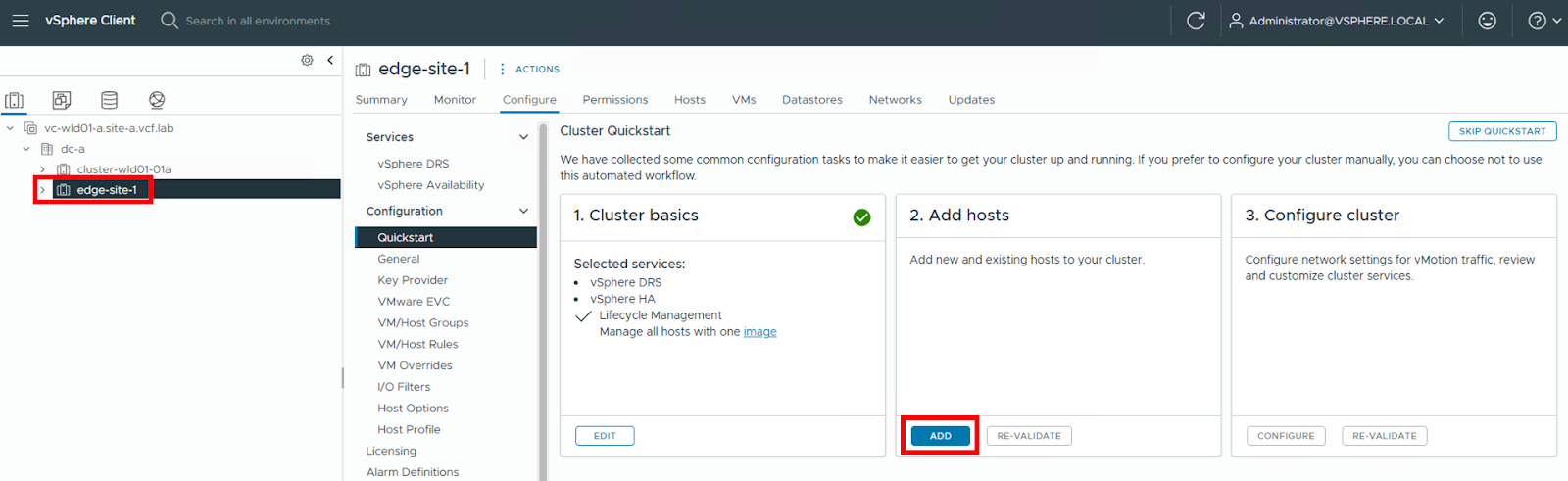 VCF Edge 9.0: Single Host Edge Site Deployment - VMware Cloud Foundation (VCF) Blog