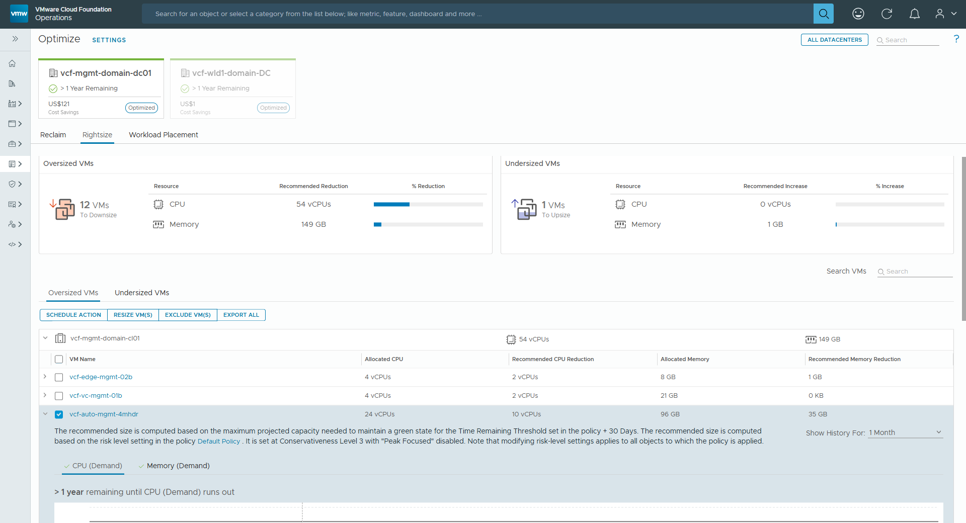 What’s New in Capacity Management for VMware Cloud Foundation 9.0 ...