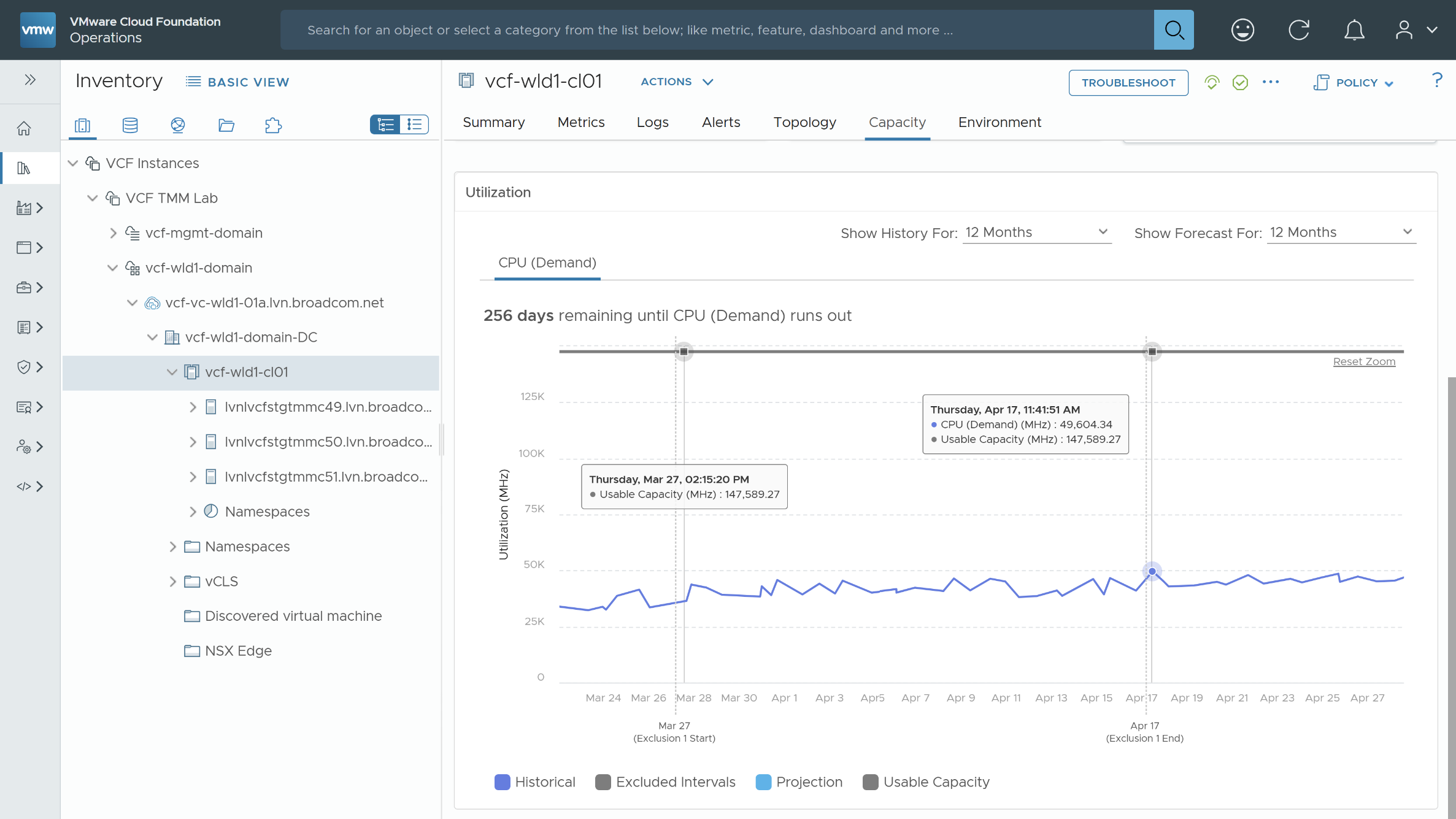 What’s New in Capacity Management for VMware Cloud Foundation 9.0 ...