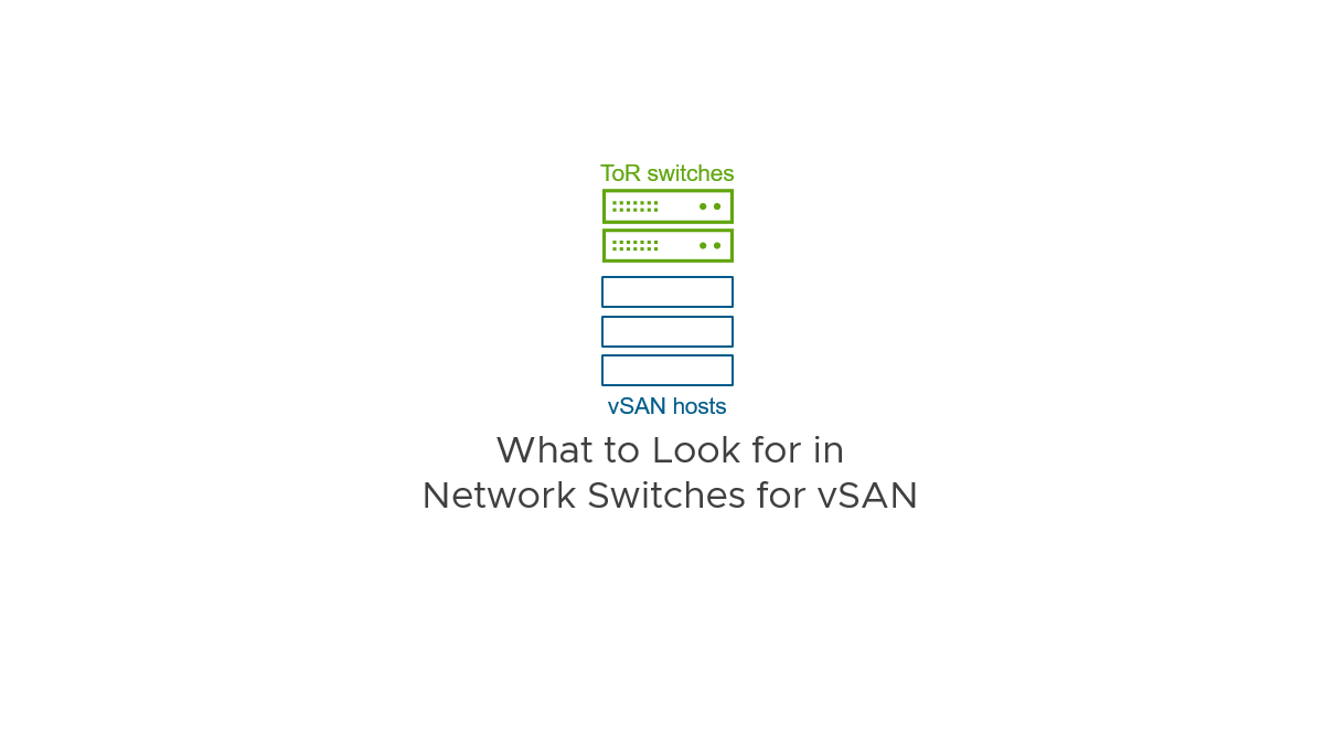 What to Look for in Network Switches for VMware vSAN - VMware Cloud ...