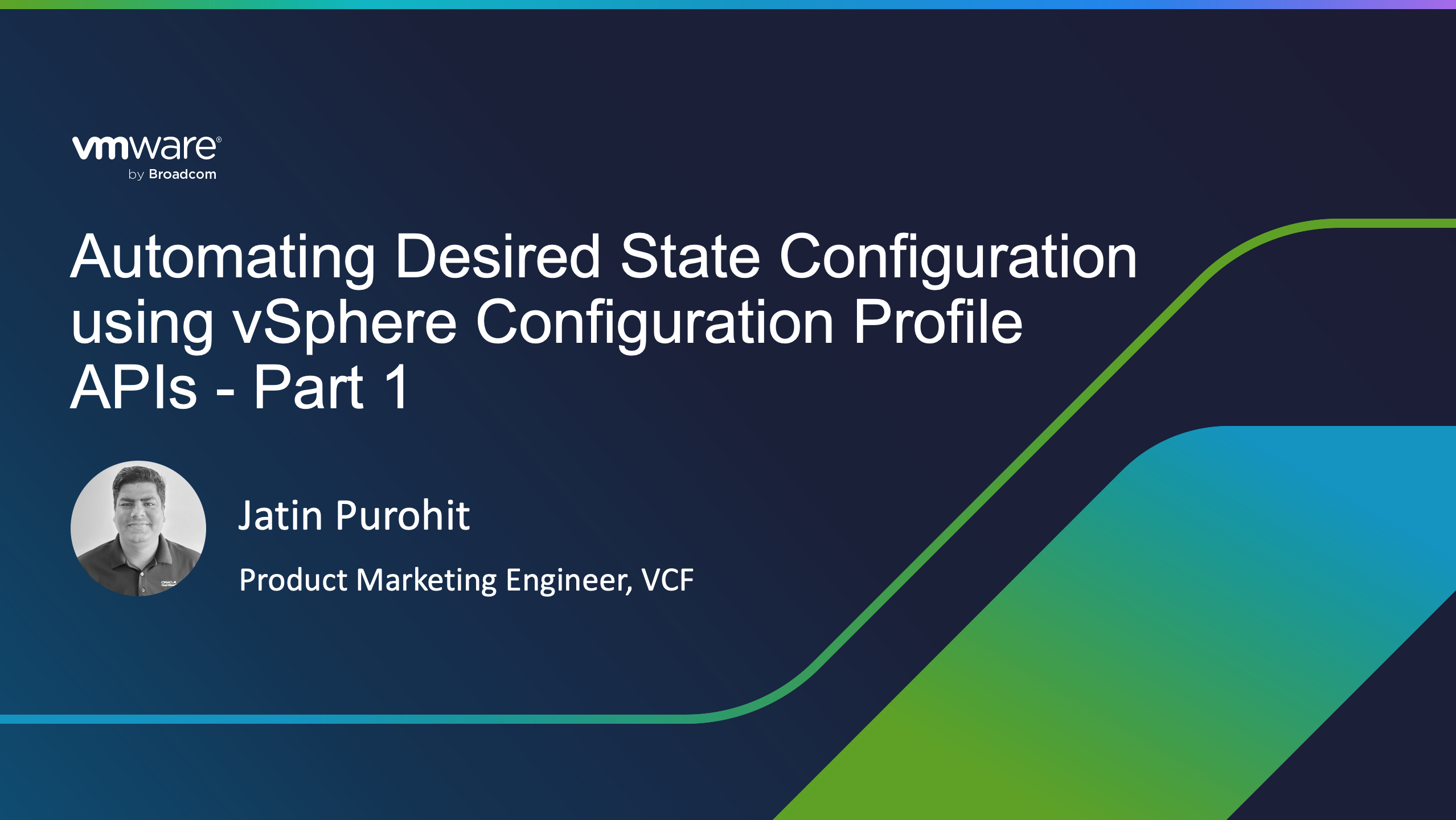 vSphere Configuration Profile APIs for Desired State Configuration