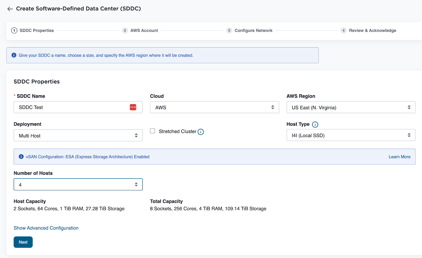VMware Cloud on AWS: SDDC Version 1.26 Release - VMware Cloud ...