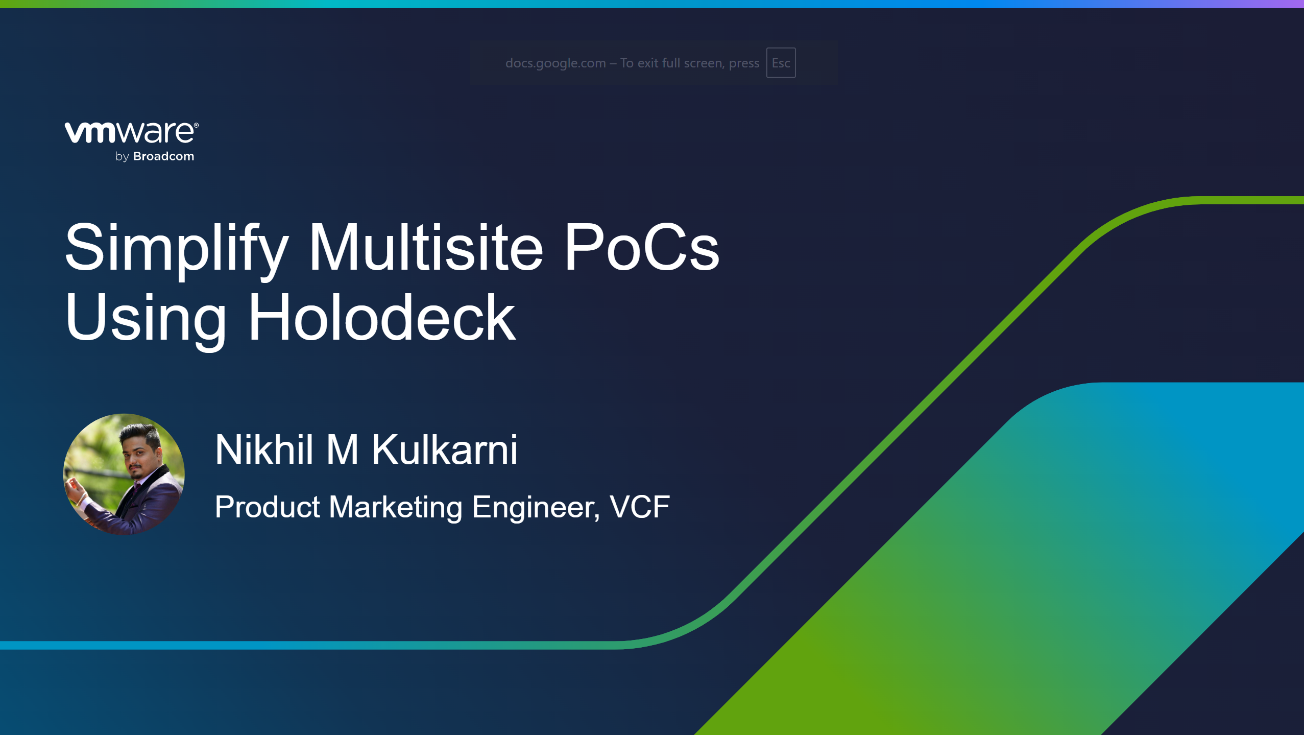 Simplify Multisite PoCs Using Holodeck - VMware Cloud Foundation (VCF) Blog