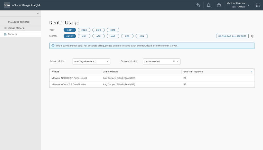 Customer Monthly Reports - VMware Cloud Provider Blog