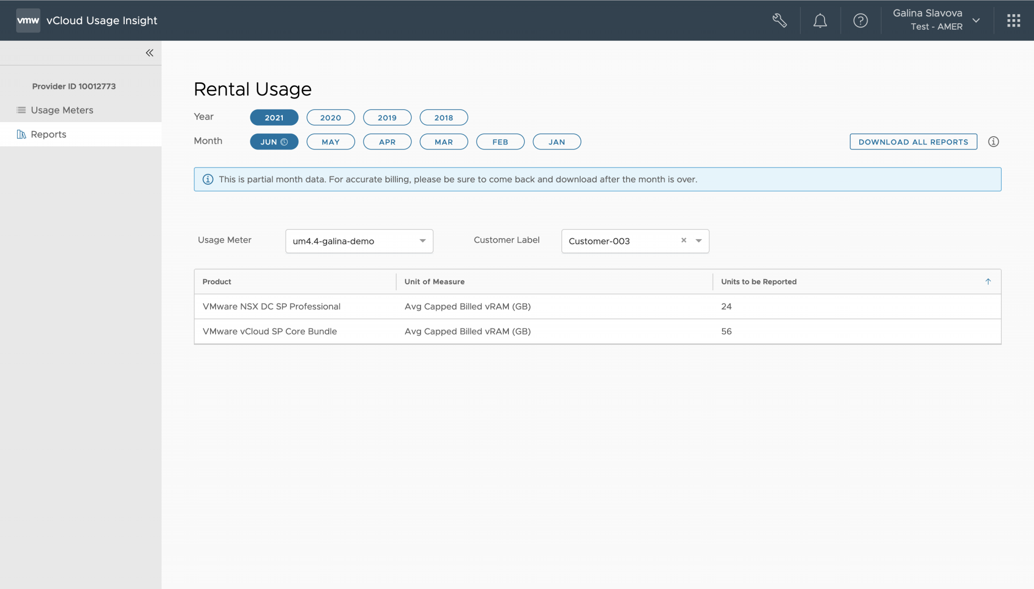 Customer Monthly Reports - VMware Cloud Provider Blog