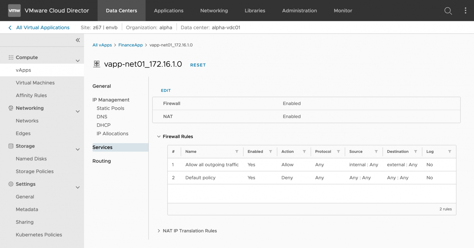 New Networking & Security features with NSX-T and VMware Cloud Director ...