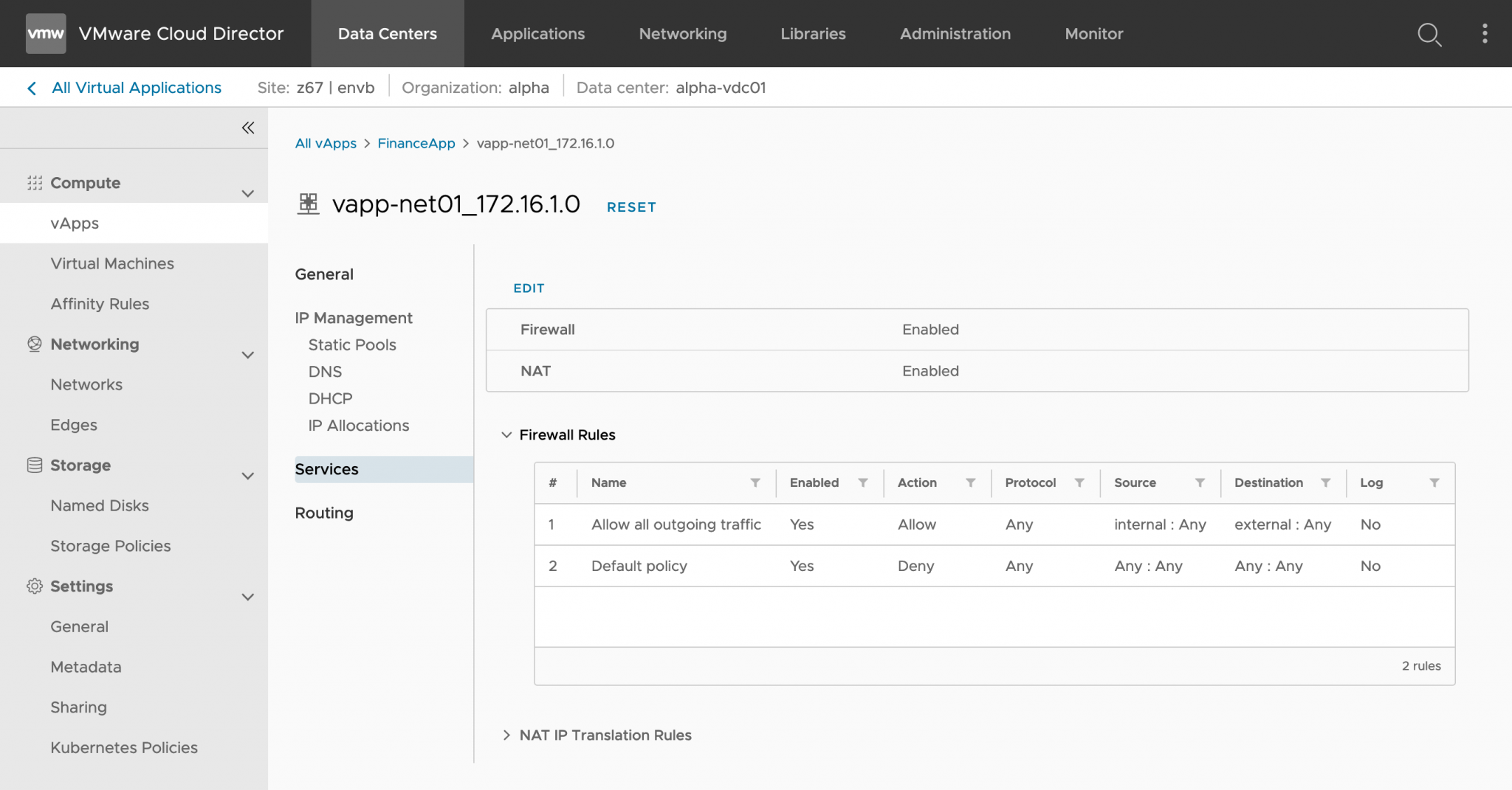 New Networking & Security features with NSX-T and VMware Cloud Director 10.3