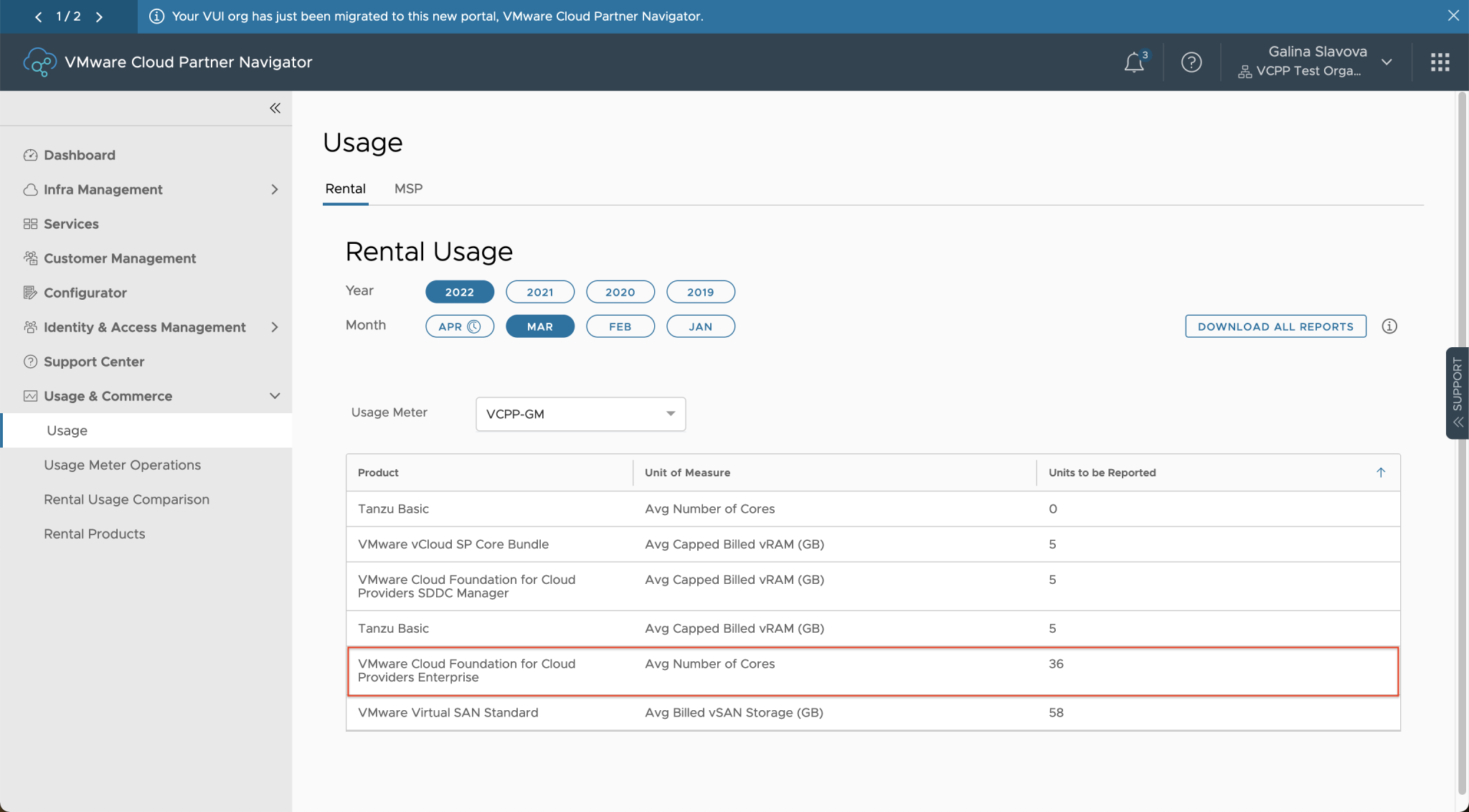 Understanding VMware Cloud Foundation Metering and Reporting