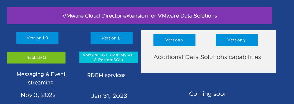 VMware Cloud Director extension for VMware Data Solutions 1.1 - VMware ...