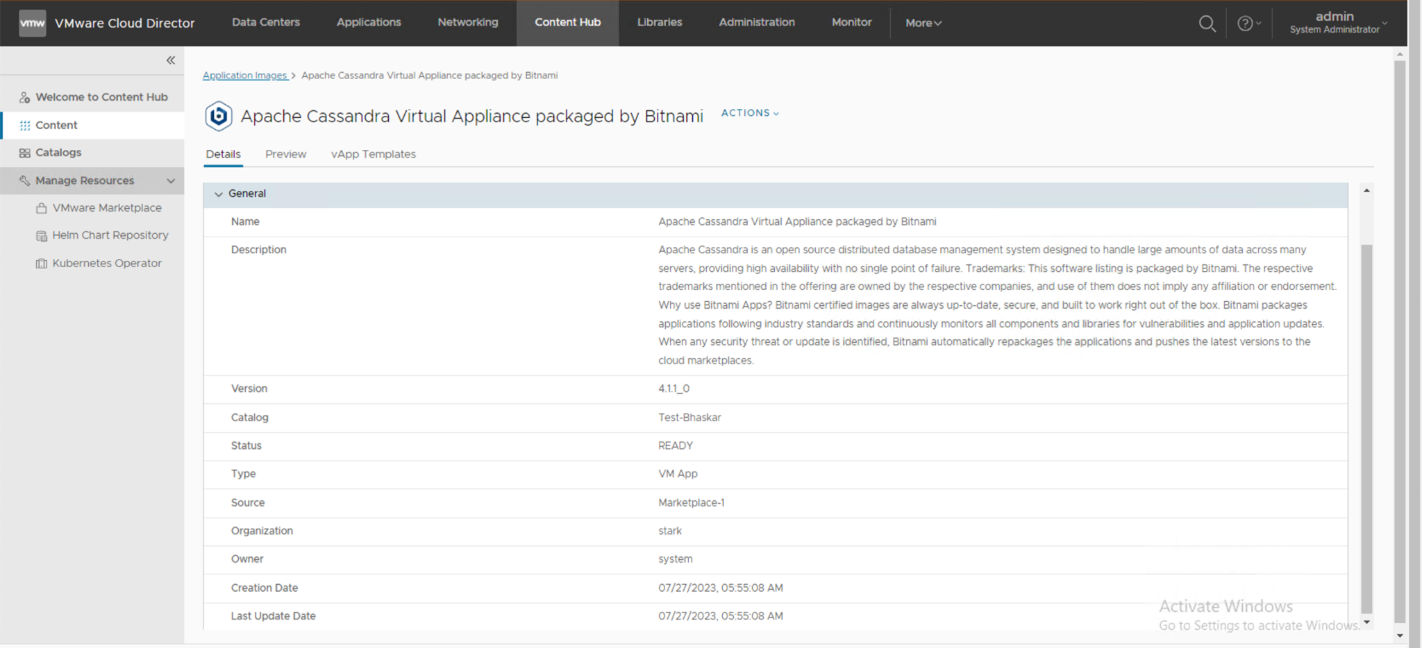 Install an Application from VMware Marketplace using VMware Cloud ...