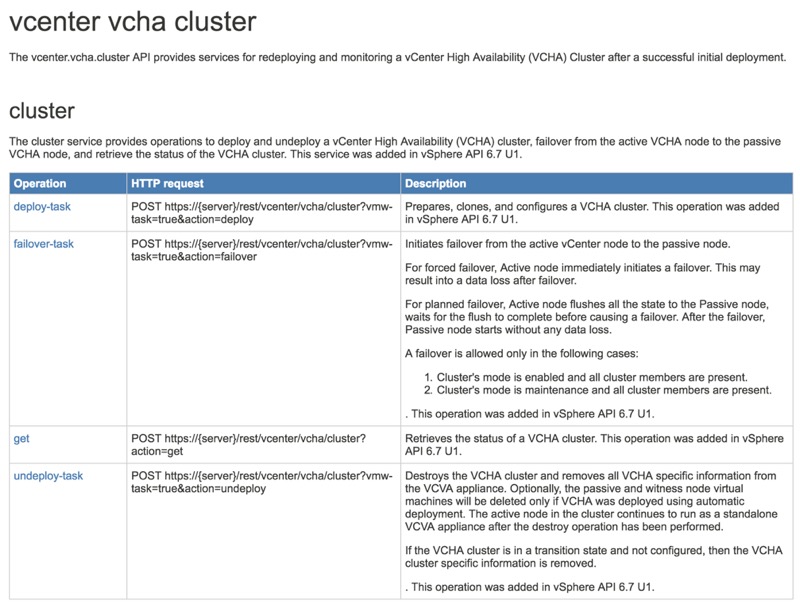 vSphere 6.7 U1 API Updates - VMware {code}
