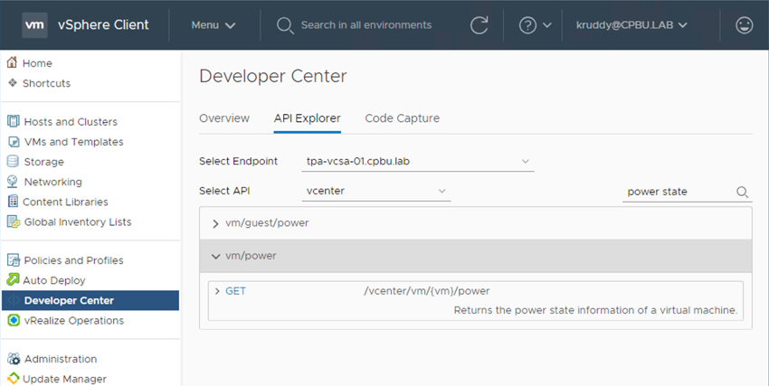 vSphere Client Developer Center – More Updates - VMware {code}