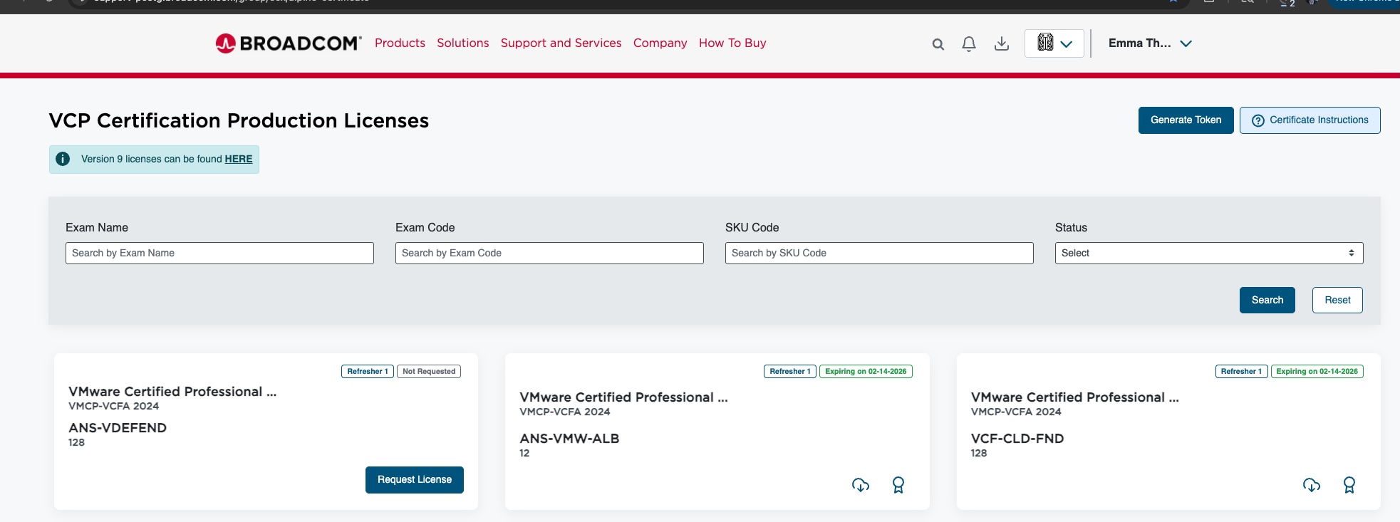 VMUG Advantage Home Lab License Guide - VMware {code}