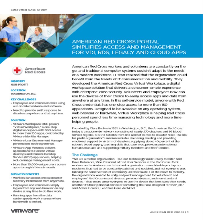 How American Red Cross Uses VDI for Faster Disaster Relief