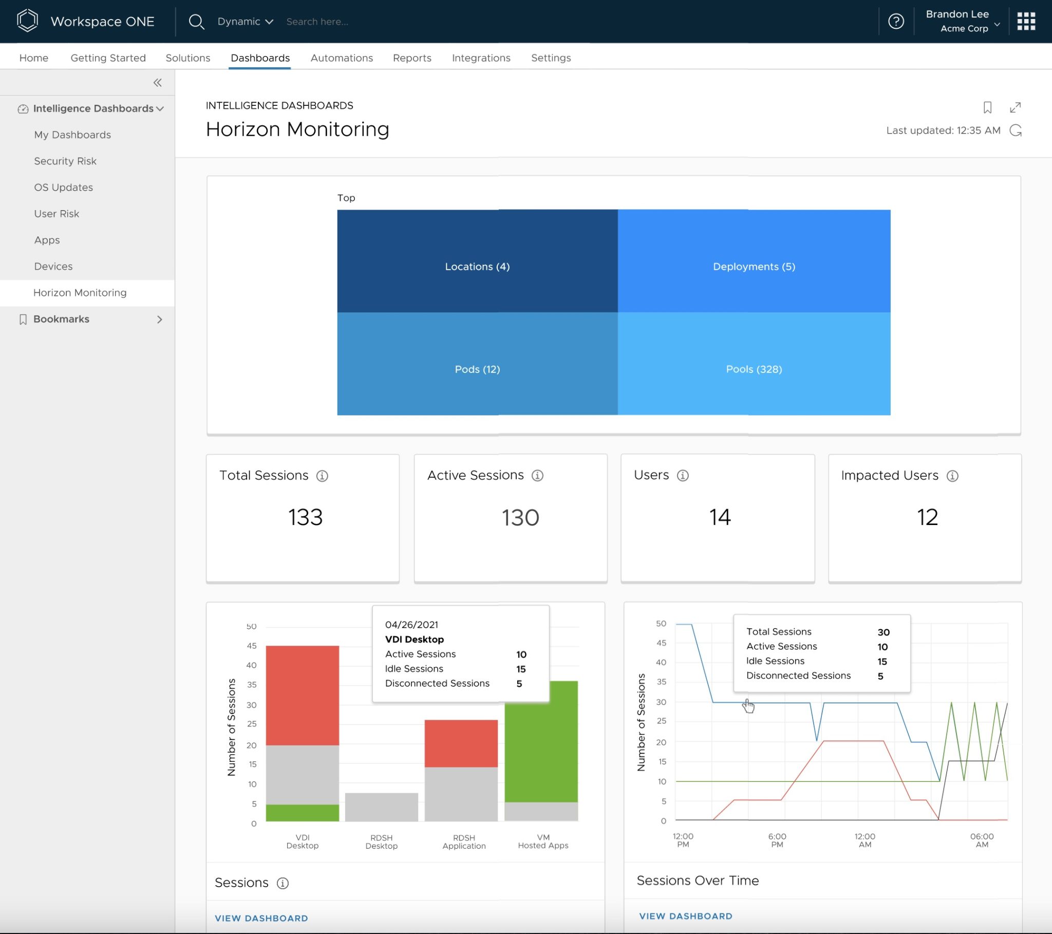Workspace ONE Intelligence for Horizon now available - VMware End-User ...
