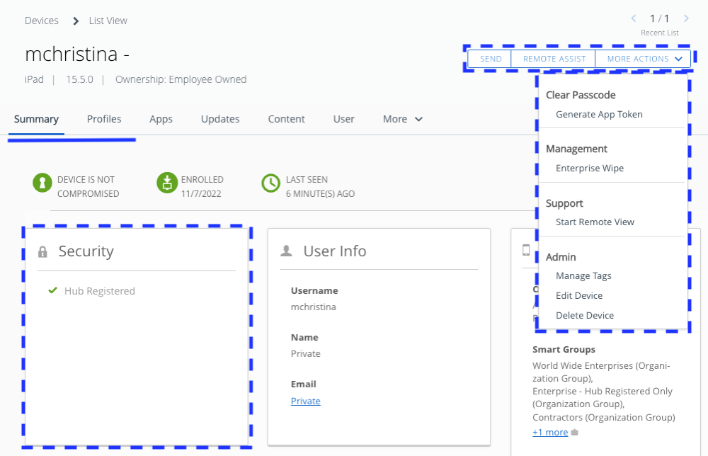 Introduction to Workspace ONE UEM device management modes - VMware End ...