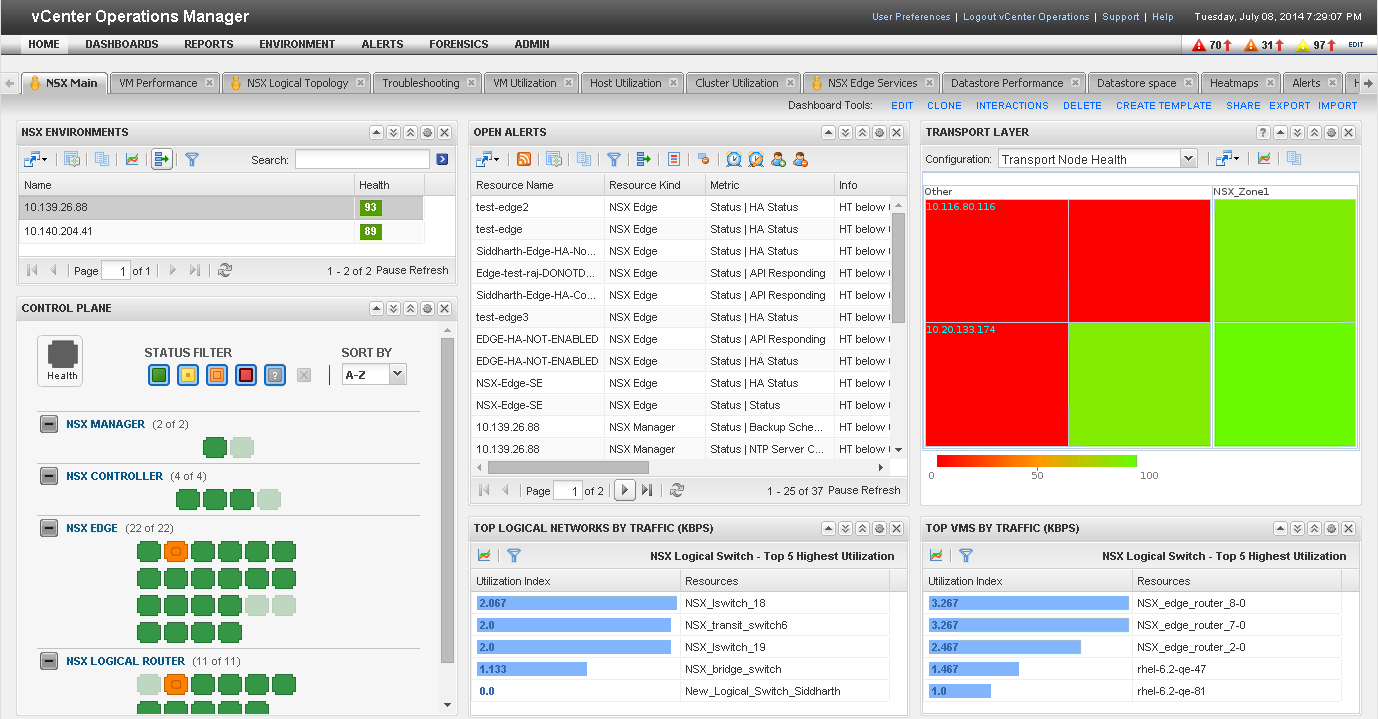 Announcing the VMware vCenter Operations Management pack for NSX ...