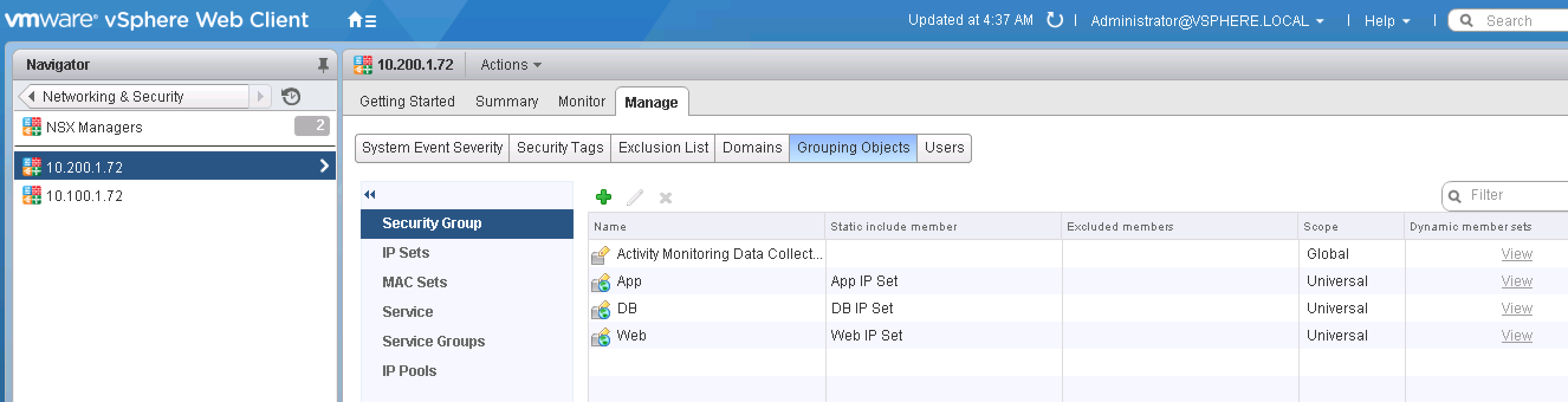 Automating Security Group and Policy Creation with NSX REST API - The Network Virtualization Blog