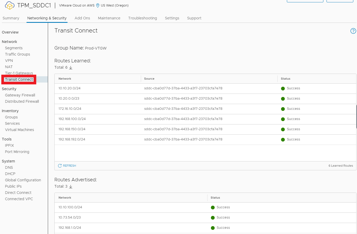 VMware Transit Connect - Simplifying Networking for VMC