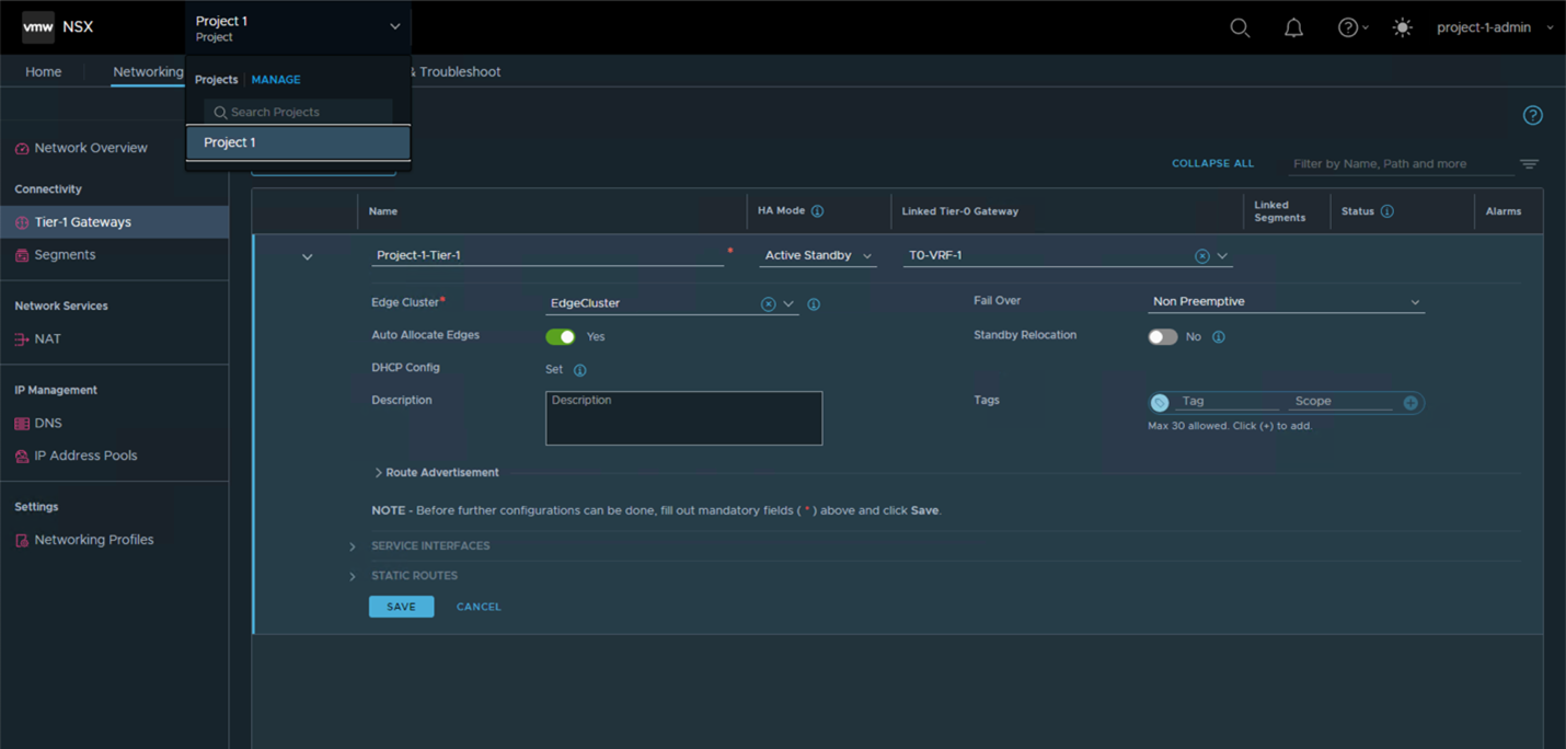 NSX Multi-Tenancy Journey - Network and Security Virtualization - VMware