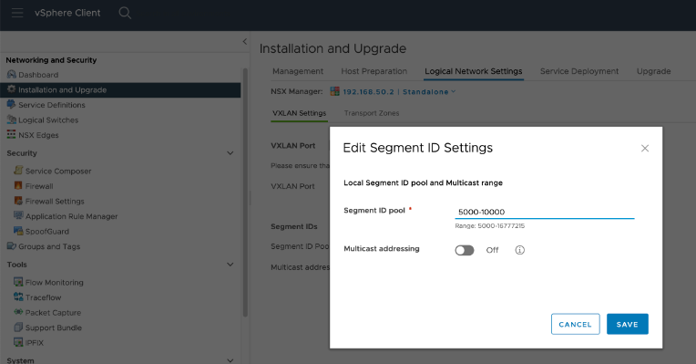 NSX V2T Layer 2 Bridging with NSX-T Projects - Network and Security ...
