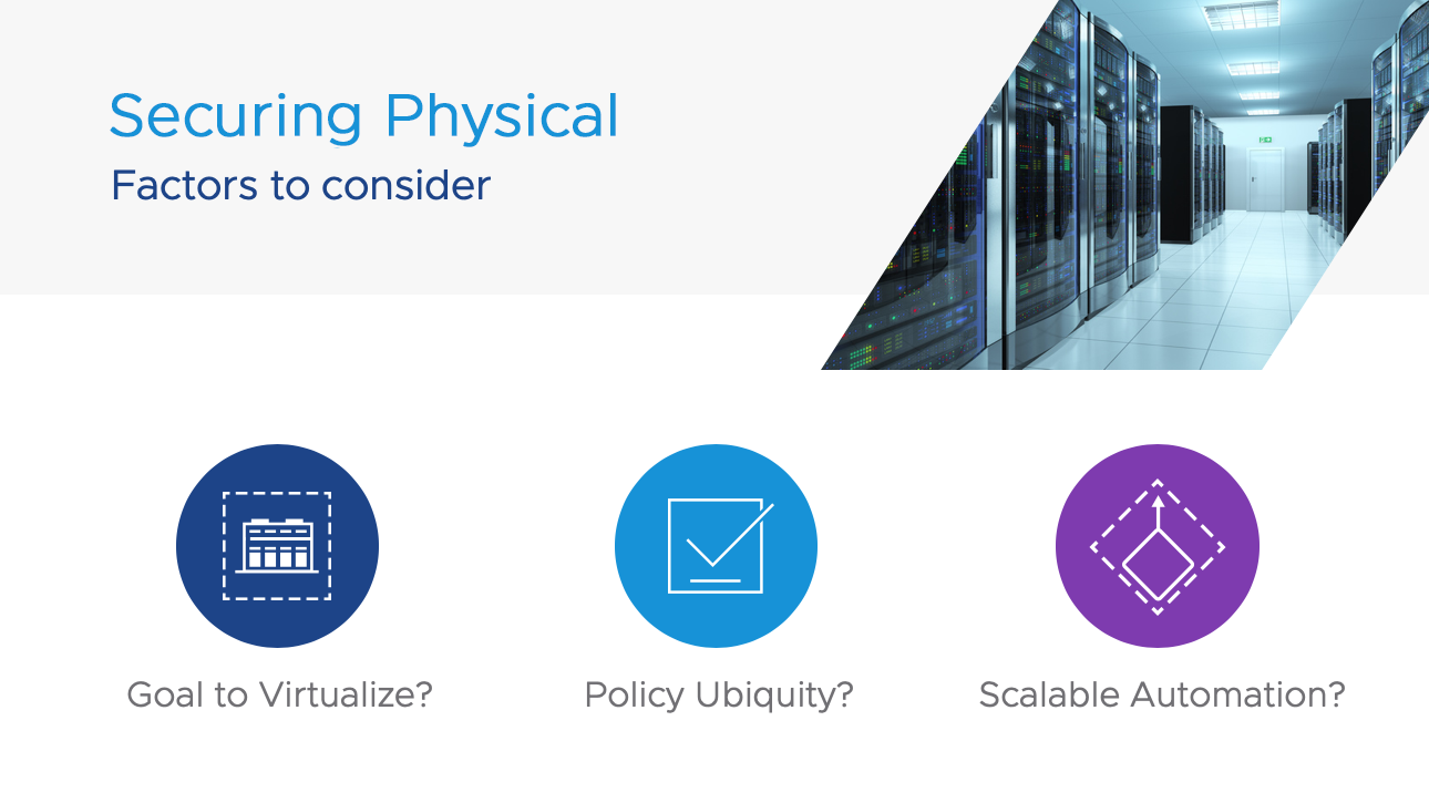 Secure Physical Servers with VMware NSX Data Center