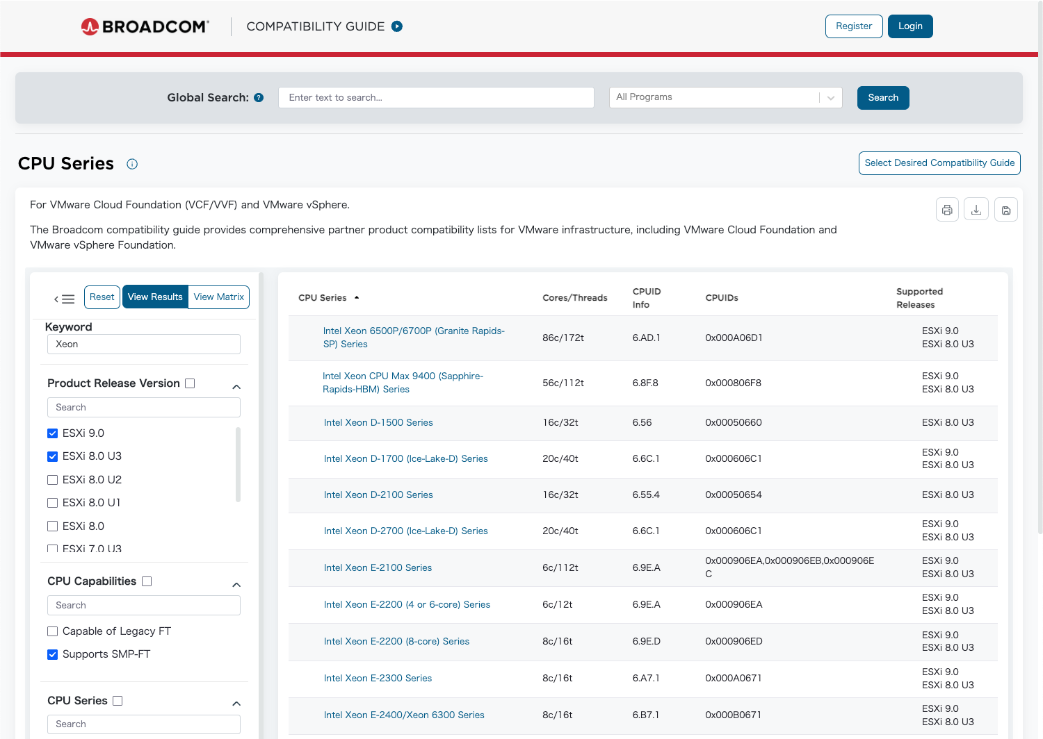Broadcom サポートサイト利用ガイド - 互換性ガイド : Broadcom Compatibility Guide と Interoperability Matrix の確認方法 ...