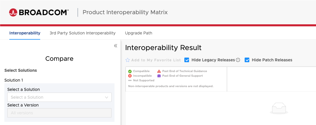 Broadcom サポートサイト利用ガイド - 互換性ガイド : Broadcom Compatibility Guide と ...