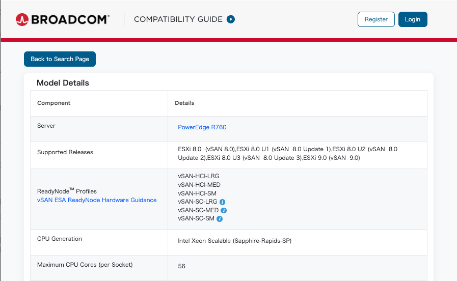 vSAN ReadyNode の選び方と構成のカスタマイズ - Broadcom サポートサイト利用ガイド - VMware Japan Blog